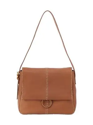 Hobo Austin Leather Shoulder Bag - Warm Honey