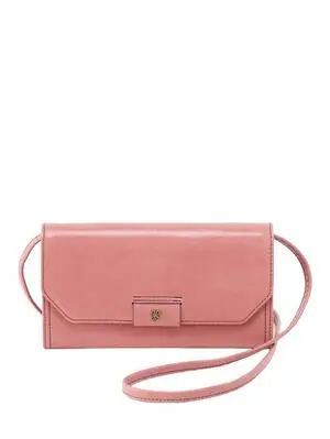 Hobo HOBO Romy Leather Wallet Crossbody Rose