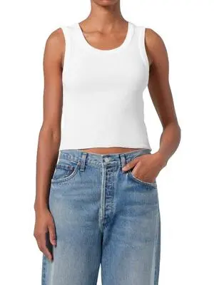 AGOLDE AGOLDE Poppy Shrunken Rib Tank