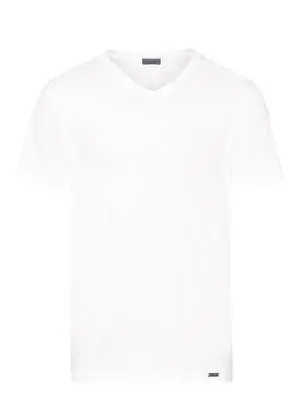HANRO Living Cotton V-neck T-shirt