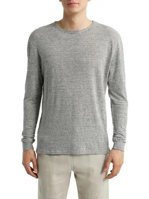 ALEX CRANE Sun Linen Long Sleeve T-shirt - Lines