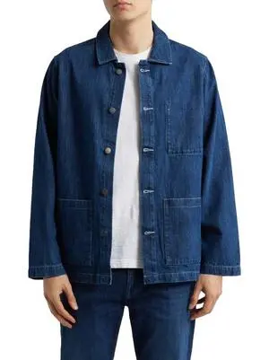 ALEX CRANE Kite Organic Cotton Denim Jacket - Indigo