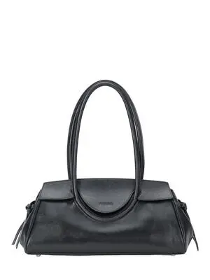 Staud Maude Leather Shoulder Bag - Black