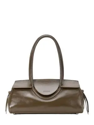 Staud Maude Leather Shoulder Bag - Truffle