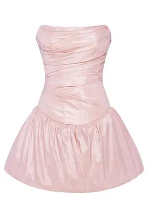 MILLA Rosy Glow Bubble Mini Dress - Pink
