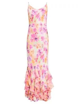 Le Superbe Frida Floral Maxi Slip Dress - Frida Flowers