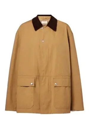THE ROW Frank Cotton Gabardine Jacket - Neutrals