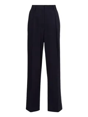 TOTEME High-rise Straight Leg Pants - Blue