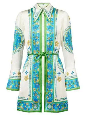 ALEMAIS Alémais Vivianna Printed Shirt Dress - Multicoloured