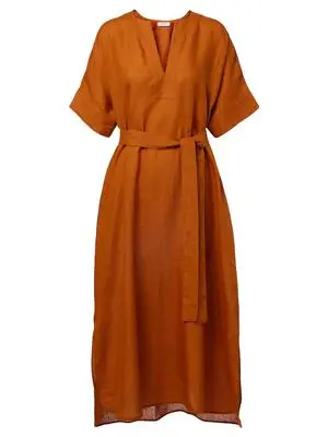 ERES Eres Bibi Linen Kaftan Brown