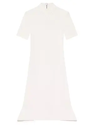 COURREGES Scuba Mini Dress - Neutrals
