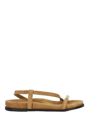 DUNE Lyn Suede Sandals - Sand Suede