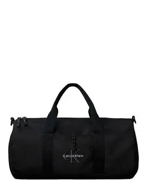 Calvin Klein Monologo Duffle Bag - Black