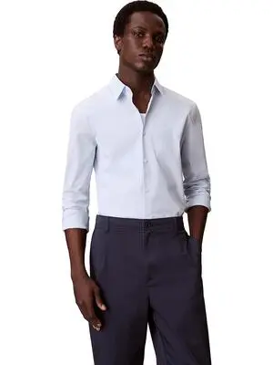 Calvin Klein Slim Stretch Button-down Shirt - Plein Air