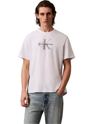 Calvin Klein Monologo Tee - Brilliant White