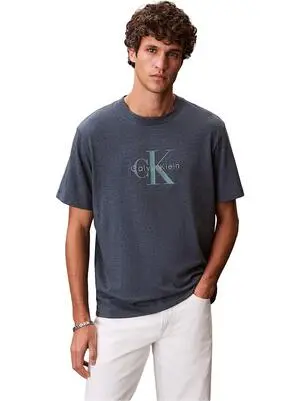 Calvin Klein Calvin Klein Monologo Tee Nearly Navy Heather