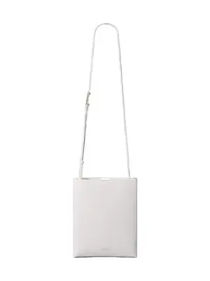 Calvin Klein Leather Crossbody Bag - Chalk