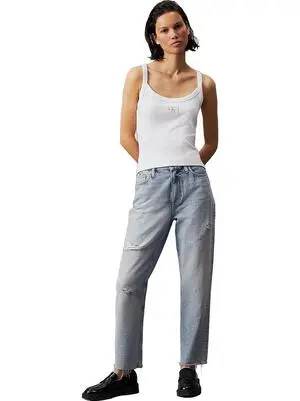Calvin Klein Mom Fit Jeans - Light Denim