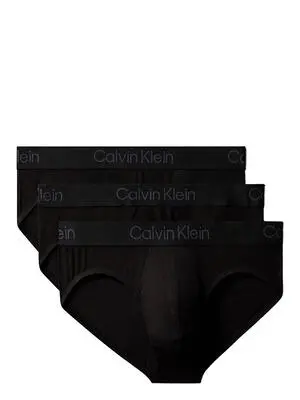 Calvin Klein Ultra Soft Modal 3-pack Hip Brief - Black