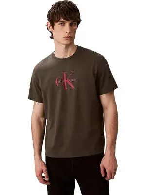 Calvin Klein Calvin Klein Monologo Tee Beluga