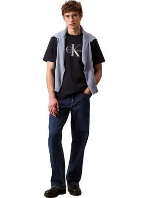 Calvin Klein Calvin Klein Monologo Tee Dark Sapphire