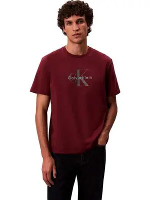Calvin Klein Calvin Klein Monologo Tee Renaissance Red