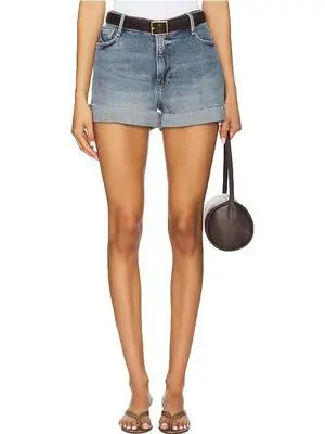 Good American Good Girlfriend Denim Shorts - Indigo575