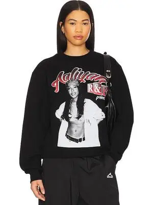 PHILCOS Aaliyah Princess Sweatshirt - Black Pigment