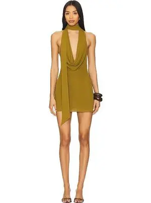 LOVERS AND FRIENDS Nova Mini Dress - Moss Green