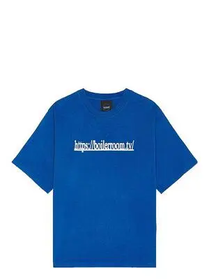 BOILER ROOM Tv Logo Tee - Blue