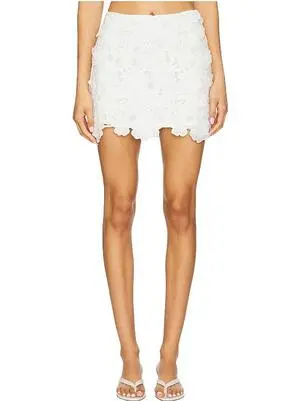 Tularosa Mattie Mini Skirt - White