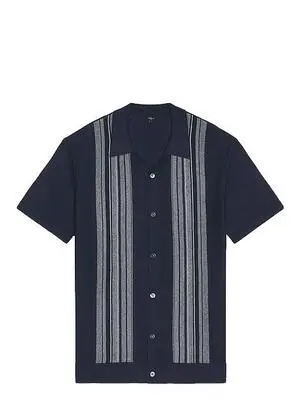 Rails Silas Button Down Shirt In Blue - Blue Heather Multi
