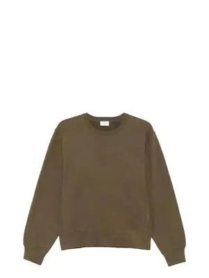 Saint Laurent Cassandre-embroidered Sweatshirt - Green