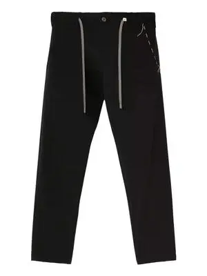 MYTHS Tapered Trousers - Black