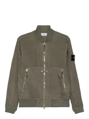 Stone Island Waterproof Bomber Jacket - Green