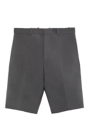 JIL SANDER Tailored Wool Shorts - Grey