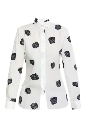 Marni Floral-print Shirt - White
