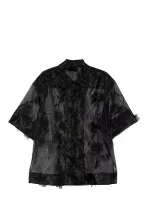 Simone Rocha Sheer Shirt - Black