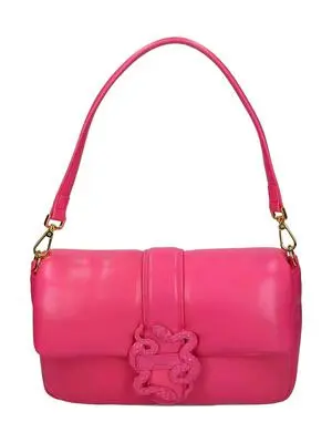 Just Cavalli Snake-plaque Crossbody Bag - Pink