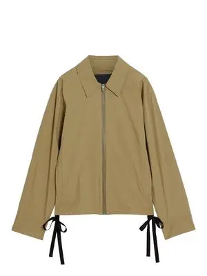Proenza Schouler Emerson Cotton Jacket Army Green