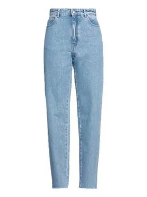 Gcds Mom Jeans With Detachable Embellishment - Blue