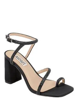 Badgley Mischka Badgley Mischka Strappy Block Heels Black