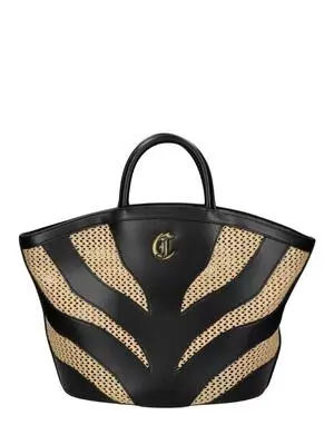 Just Cavalli Logo-plaque Tote Bag - Black
