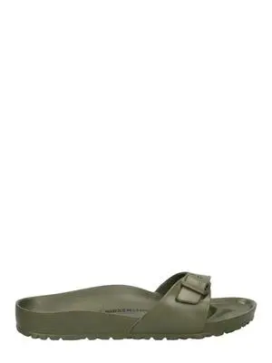 BIRKENSTOCK Madrid Buckled Slide Sandals - Green
