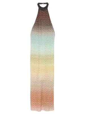 Missoni Ombré-effect Midi Dress - Brown