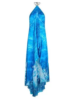 ROBERTO CAVALLI Roberto Cavalli Abstract-Print Maxi Dress