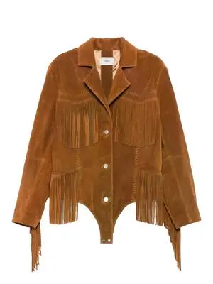 COPERNI Coperni Suede Fringed Jacket
