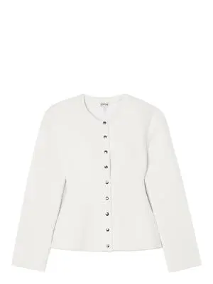 Loewe Chenille Cardigan - White