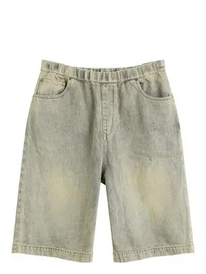 ENTIRE STUDIOS Spar Denim Shorts - Surface Wave