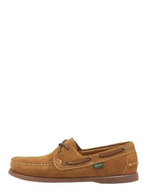 Paraboot Barth Velvet Boat Shoe - Fawn